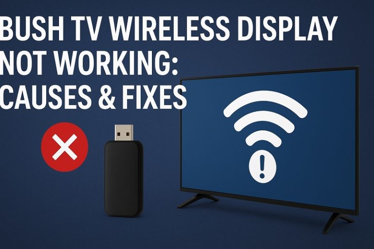 Bush TV Wireless Display Not Working: Causes & Fixes - Gear Probe