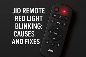 Jio Remote Red Light Blinking: Causes and Fixes - Gear Probe