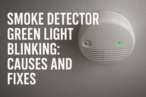 Smoke Detector Green Light Blinking: Causes and Fixes - Gear Probe