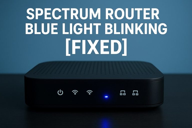 Spectrum Router Blue Light Blinking [FIXED] - Gear Probe