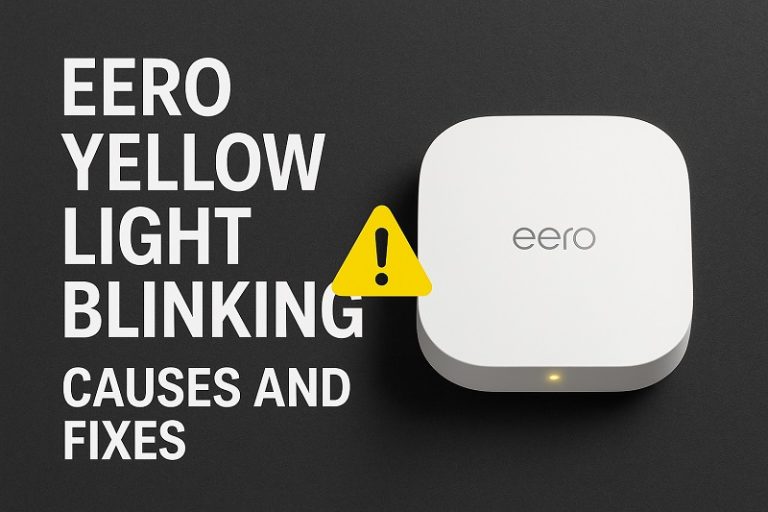 Eero Yellow Light Blinking: Causes and Fixes - Gear Probe