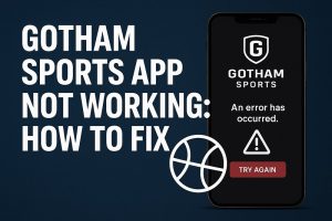 Gotham Sports App Not Working: How to Fix - Gear Probe
