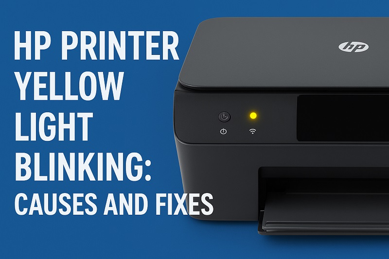 HP Printer Yellow Light Blinking: Causes and Fixes - Gear Probe