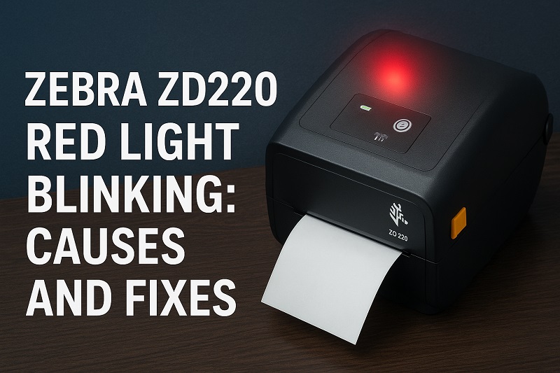 Zebra ZD220 Red Light Blinking: Causes and Fixes - Gear Probe